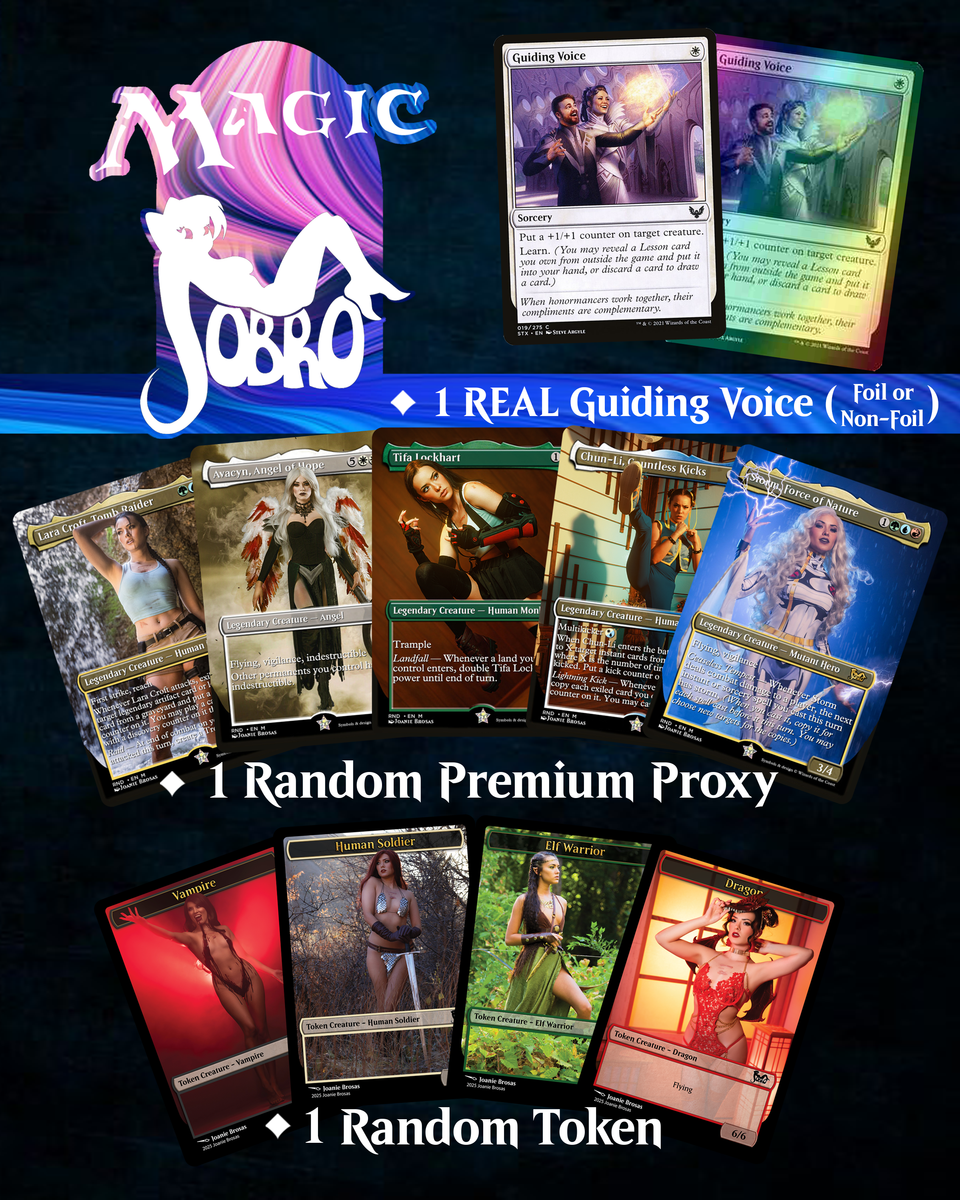Magic the Gathering Proxy Card Pack (PROTOTYPE VERSION) – Joanie Brosas